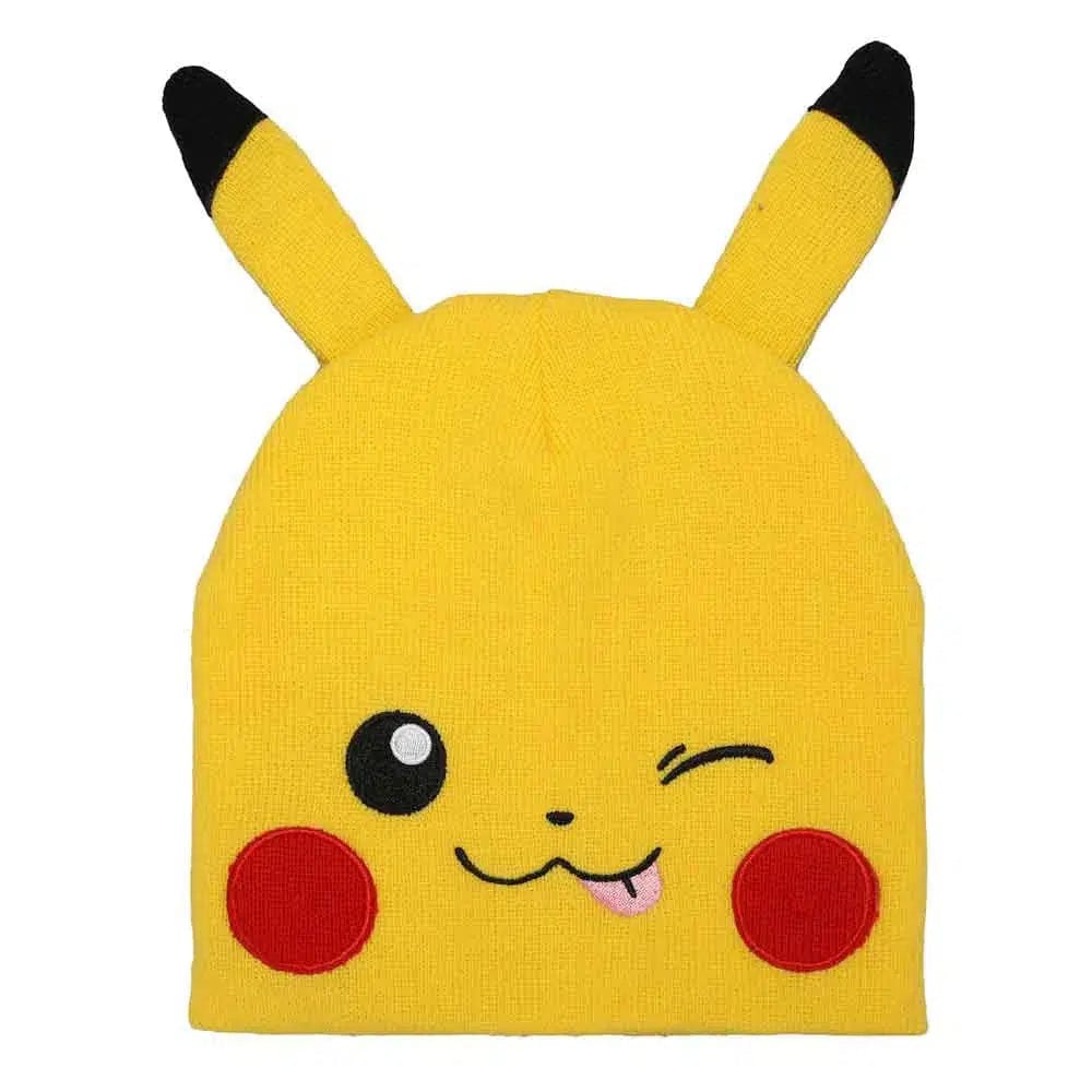 Pokémon - Pikachu Big Face Beanie Hat (Light Up LED) - Bioworld — Poggers