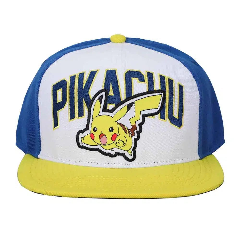 Pokémon - Pikachu Snapback Hat (Flat Bill) - Bioworld — Poggers
