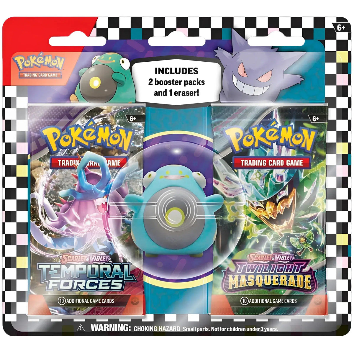 Pokémon TCG 2024 - Bellibolt Eraser & Booster Set — Poggers