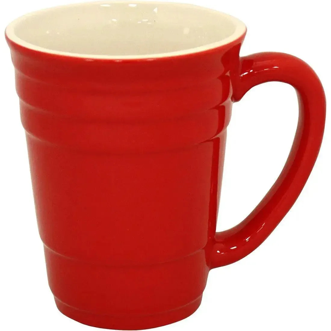Red Party Cup 16 oz. Sculpted Ceramic Mug Gag Gift — Poggers