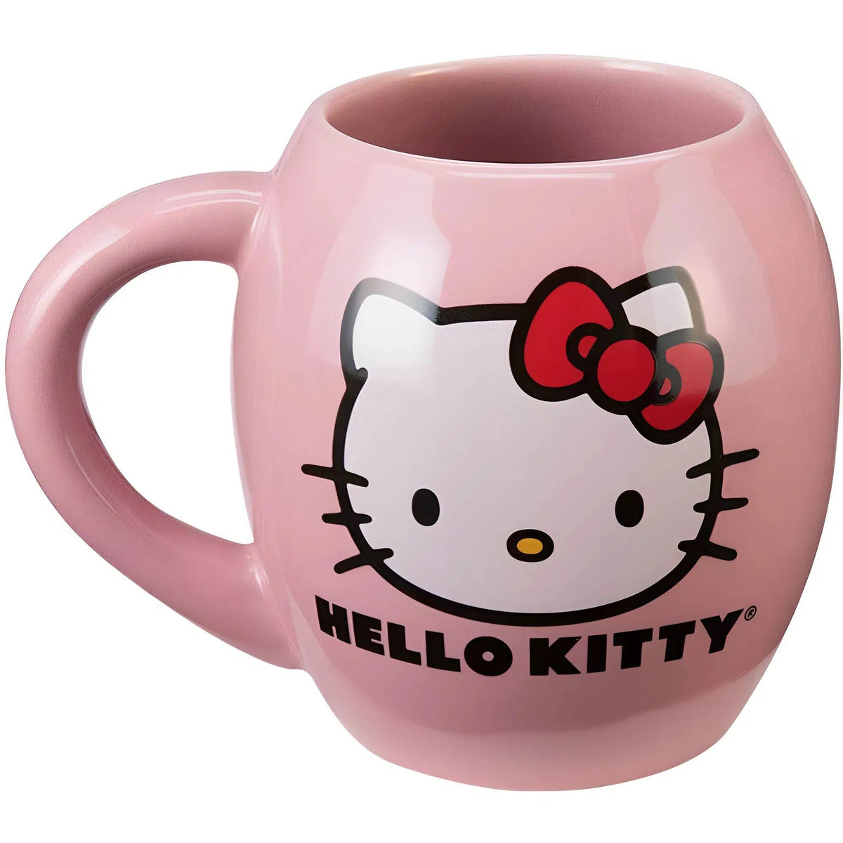 Sanrio [Hello Kitty] - Pink Oval Mug (Ceramic, 18 oz.) - Bioworld — Poggers