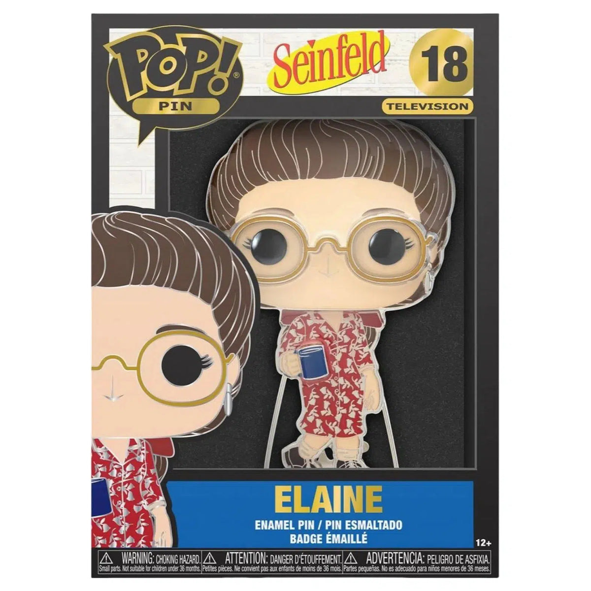 Seinfeld - Elaine Pin Badge (#18, Enamel) - Funko - Pop! Television Pi ...