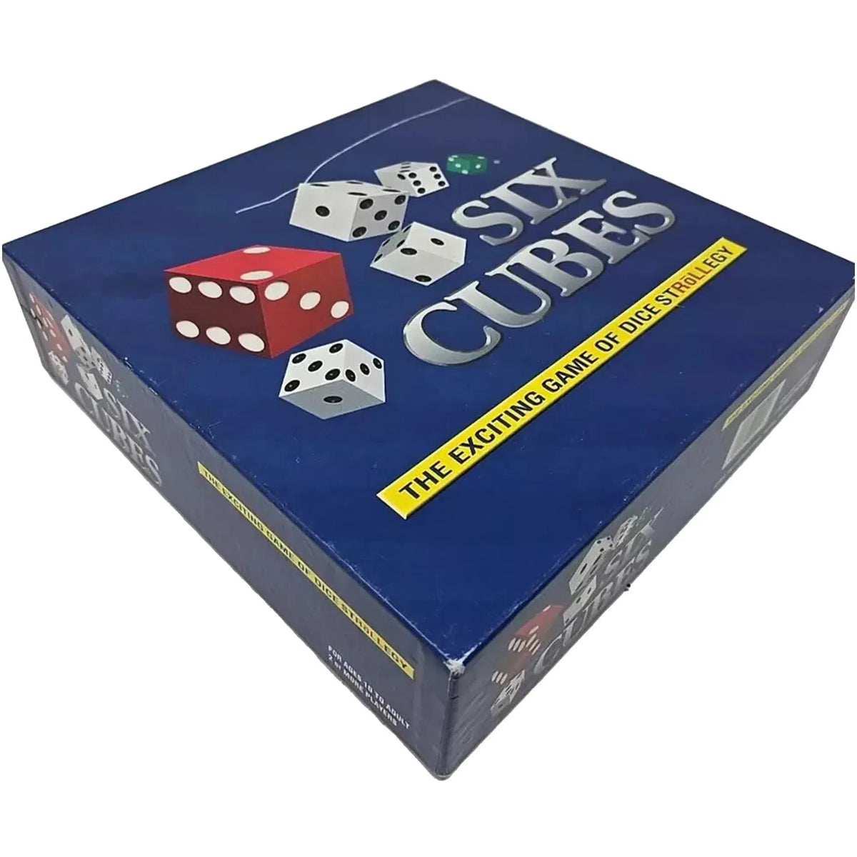 Six Cubes: Dice Game of Strategy (2-6 Players, Ages 10+) — Poggers