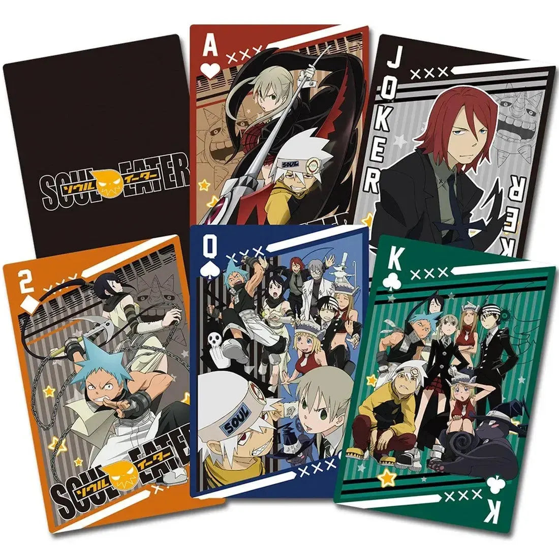 Soul Eater: DWMA Characters Std. Playing Cards Great Eastern — Poggers