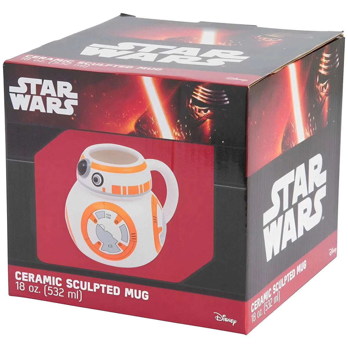 Star Wars - BB-8 Sculpted Mug (Ceramic, 18 oz.) - Bioworld — Poggers