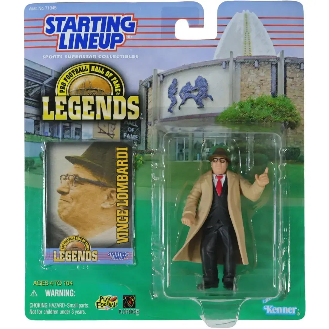 Vince Lombardi - Packers Hall of Fame Starting Lineup Figure — Poggers