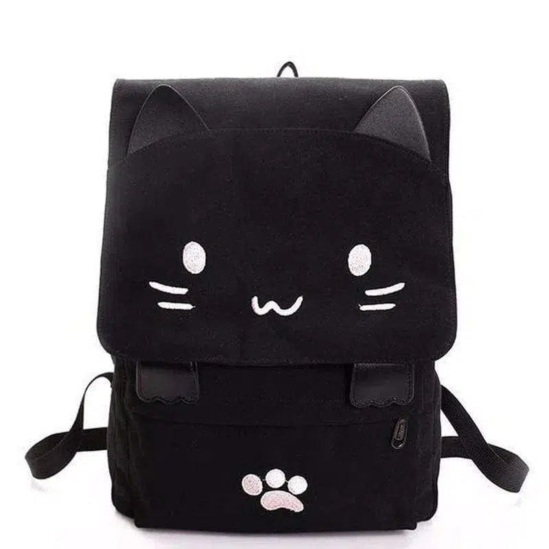 Super Cute Black Cat Backpack — Poggers