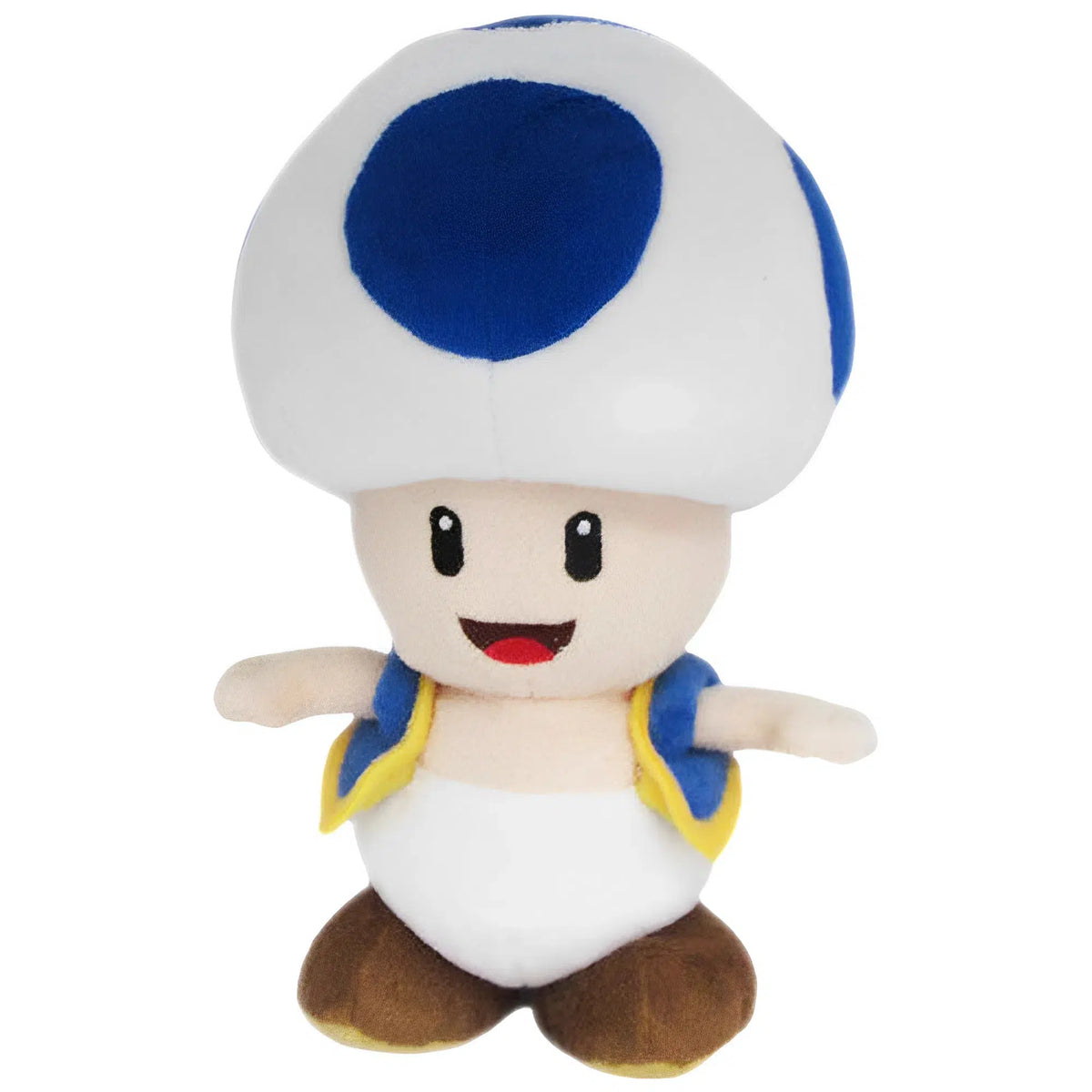 Super Mario Bros. - Blue Toad Plush (8") - Little Buddy — Poggers