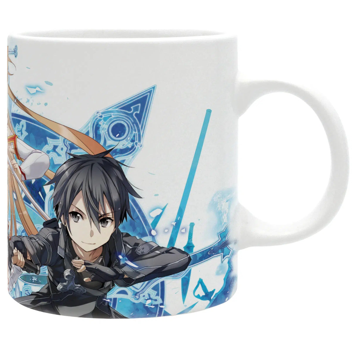 Sword Art Online Asuna & Kirito Dual Wield Swords Mug 11 oz. — Poggers
