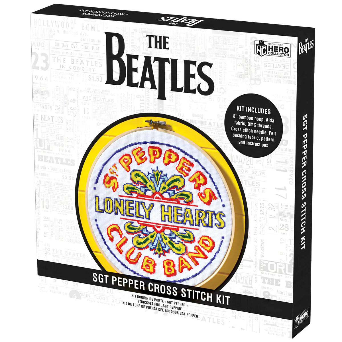 The Beatles - Sergeant Peppers Lonely Heart Club Band Drum Cross-Stitc ...