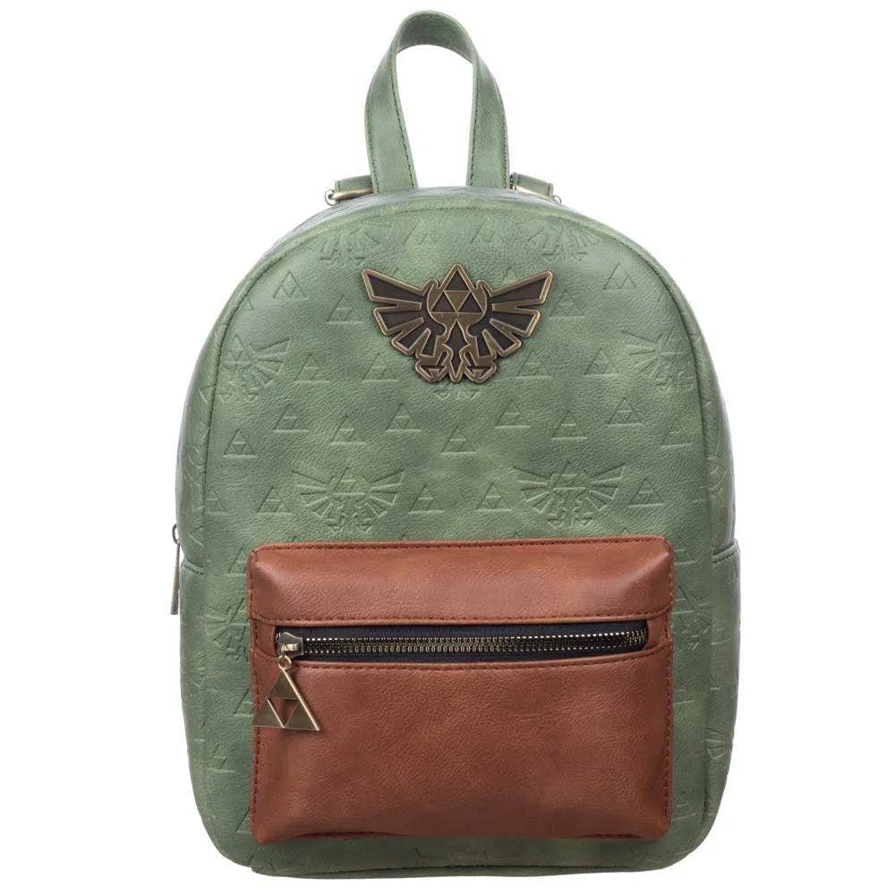 The Legend of Zelda - Hyrule Triforce Logo Mini Backpack - Bioworld ...