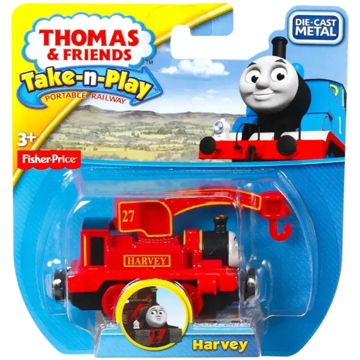Thomas&Friends - Harvey Train Toy - Fisher-Price Take-n-Play — Poggers