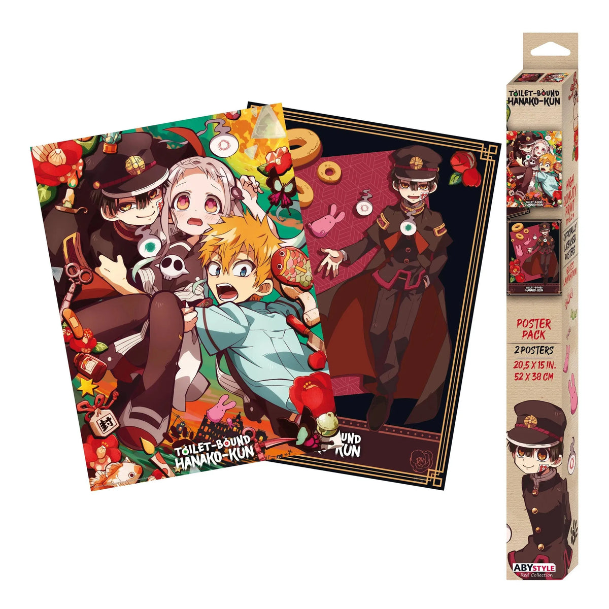 Toilet-Bound Hanako-Kun - Yashiro, Kou & Hanako Boxed Poster Set (20.5 ...