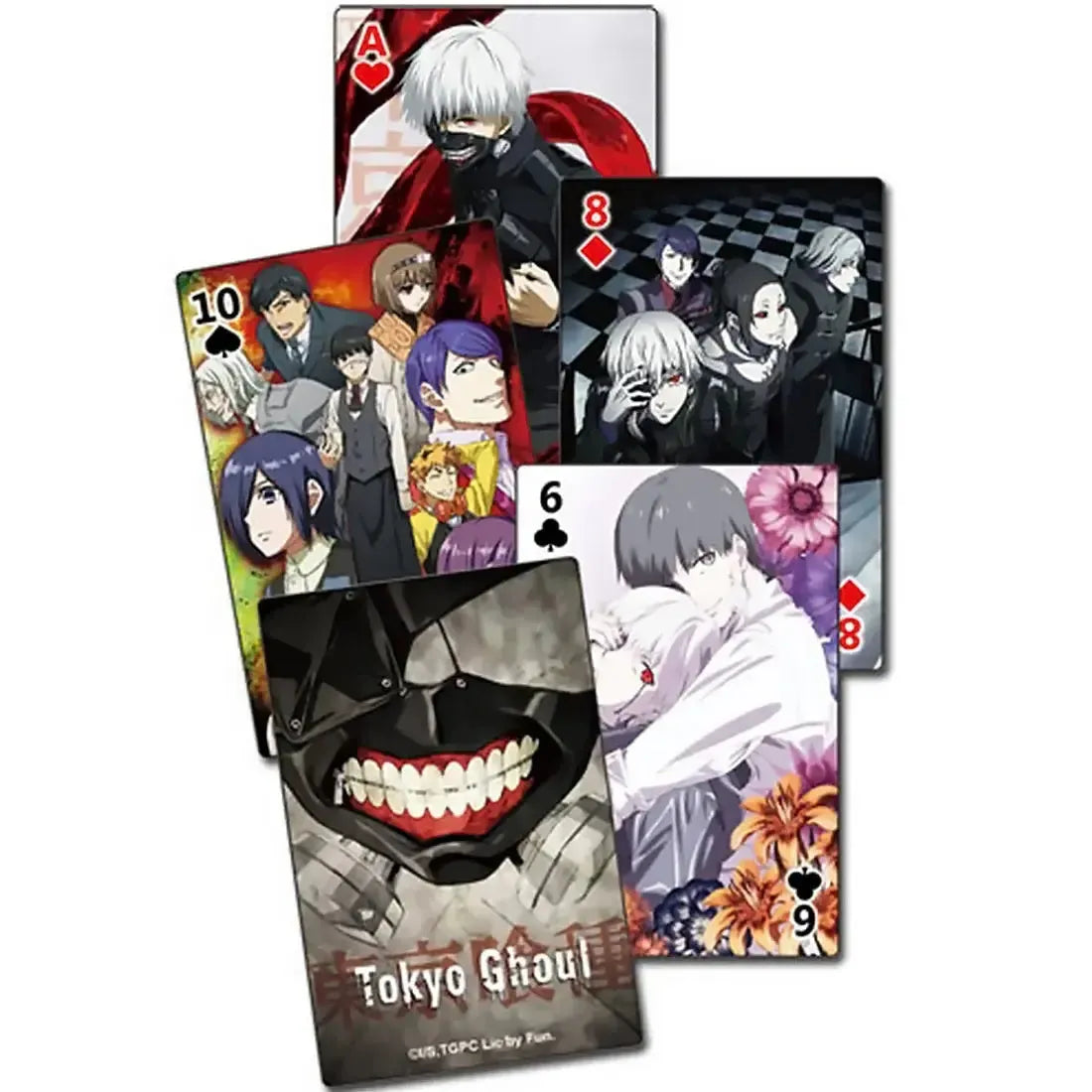 Tokyo Ghoul Group Character Art Standard Playing Cards by GE — Poggers