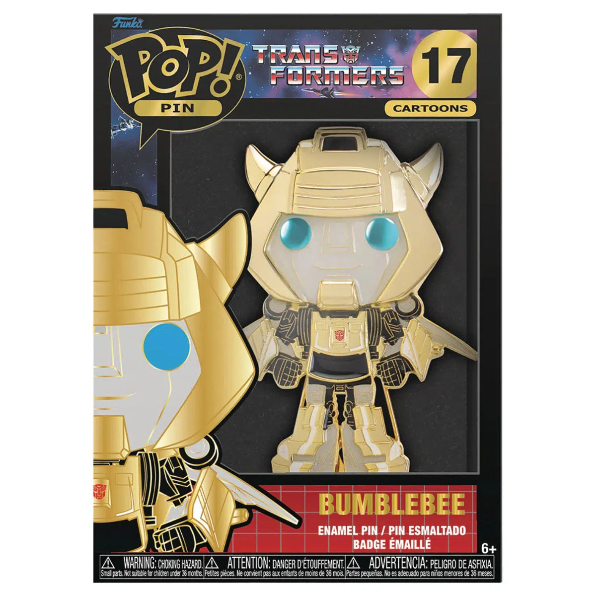 Transformers - Bumblebee Pin Badge (#17, Enamel) - Funko - Pop! Cartoo ...