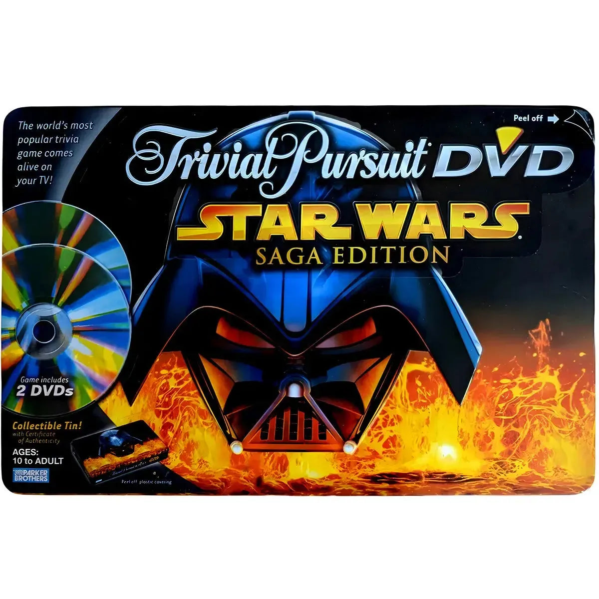 Trivial Pursuit DVD: Star Wars Saga Ed. Game (2-4, Ages 10+) — Poggers