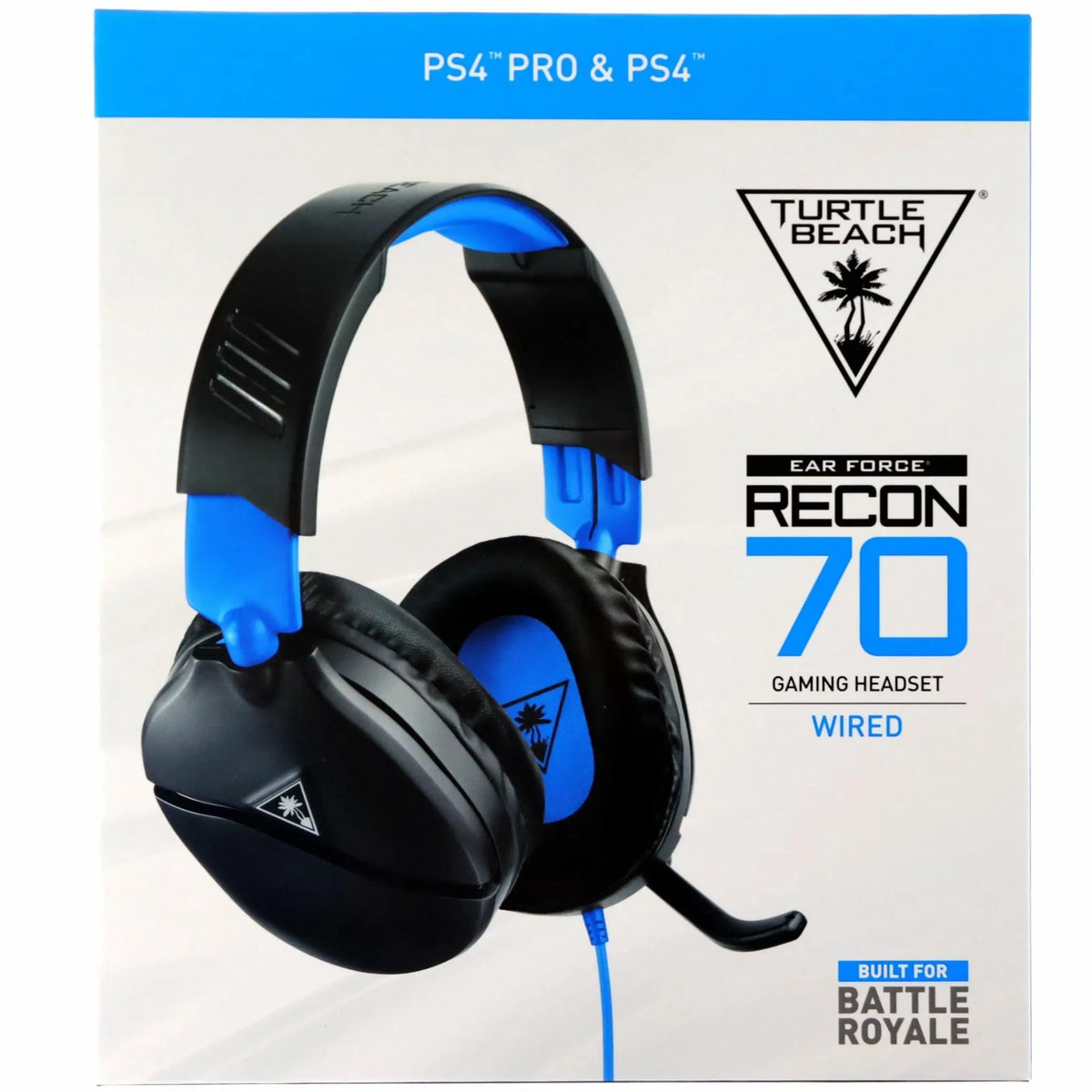 Turtle Beach - Wired Gaming Headset (Blue) - Ear Force Recon 70 — Poggers
