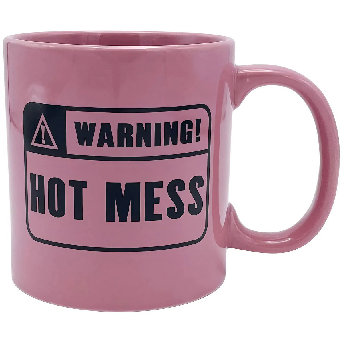 "Warning! Hot Mess" Giant Gag Gift Mug (Ceramic, 22 oz.) - Island Dogs ...