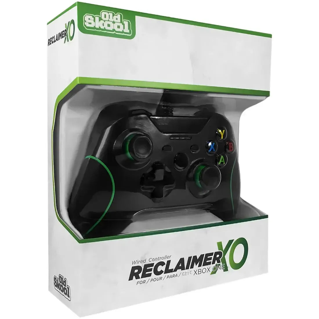 Xbox One - Reclaimer XO Black Wired Controller - Old Skool — Poggers