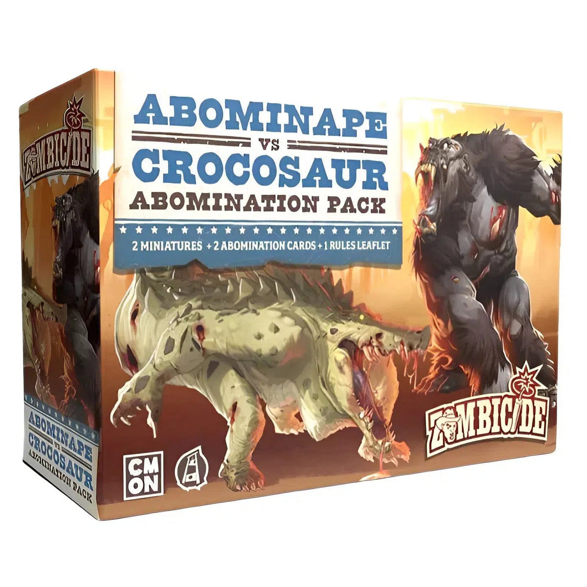Zombicide: Abominape vs Crocosaur Abomination Pack - Board Game Expans — Poggers